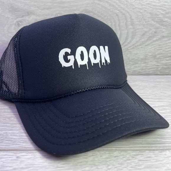OTTO | Accessories | New Vintage Style Goon Black Trucker Hat Cap Adult ...
